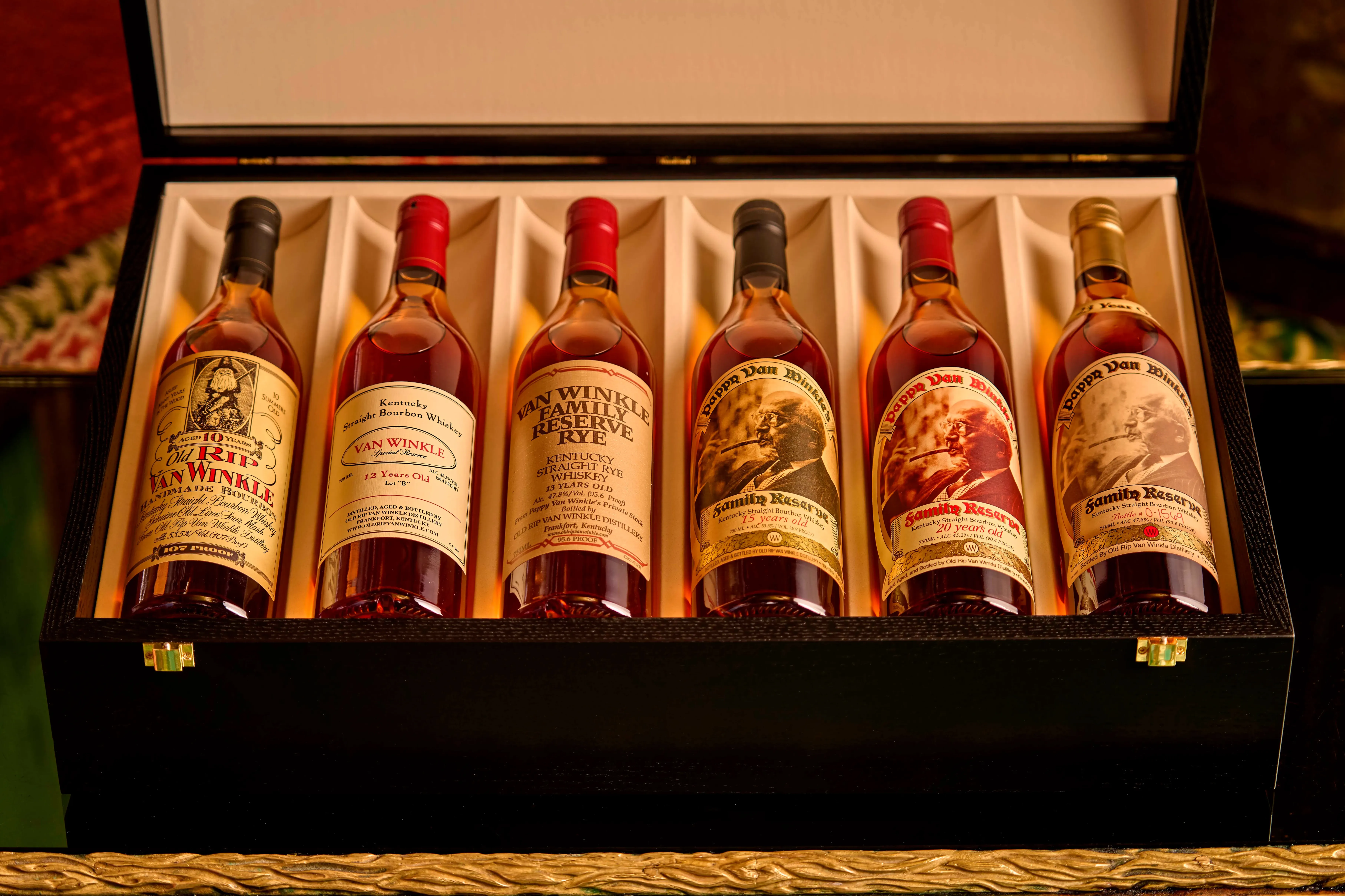 Pappy Van Winkle Bourbon: The Complete Collection - In a bespoke ...